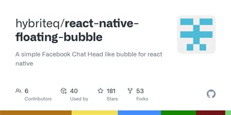 Github Hybriteqreact Native Floating Bubble A Simple Facebook Chat
