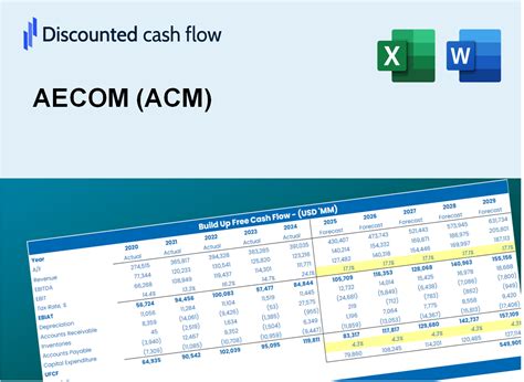 Aecom Acm Dcf Excel Template