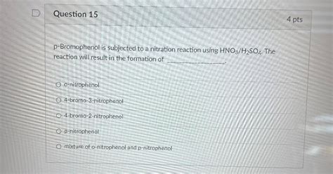 [solved] Mathrm{p} Bromophenol Is Subjected To A N