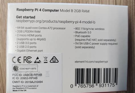 Raspberry Pi 4 Computer Model B Mit 2 Gb Ram Kaufen Auf Ricardo