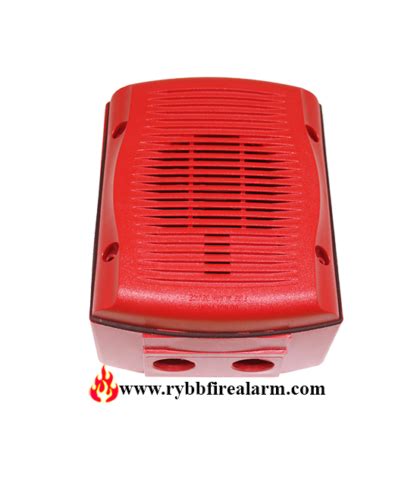 System Sensor SPRK Wall Speaker Outdoor Red