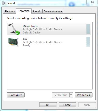 Built In Microphone Not Being Recognised After A Install Of Windows Solved Page Windows