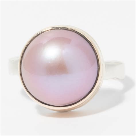 Edison Pink Pearl Ring By Jamie Joseph Newtwist