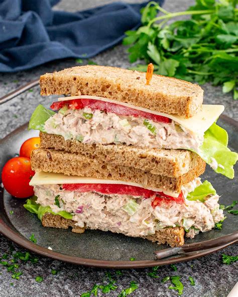 Tuna Salad Sandwich Deli Style Tuna Fish Salad Sandwich