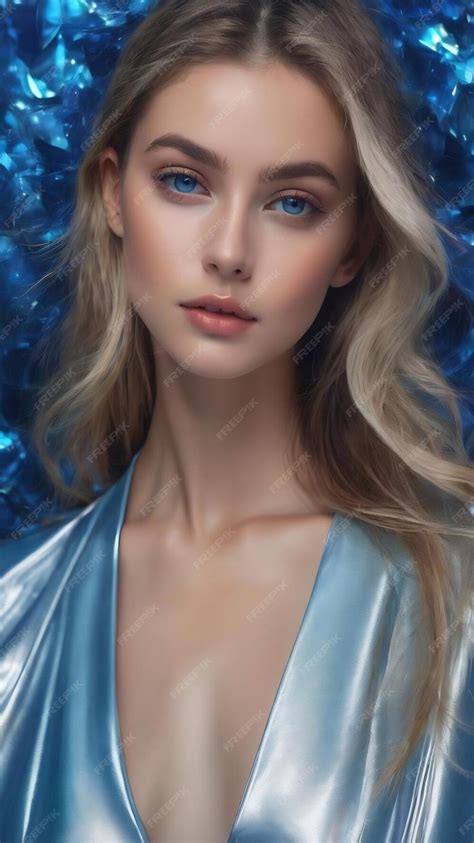 Premium Photo Abstract Blue Background With Smooth Shining Lines