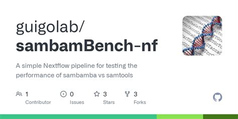 Github Guigolab Sambambench Nf A Simple Nextflow Pipeline For Testing The Performance Of