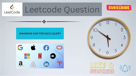 maximum xor for each query full solution leetcode biweekly