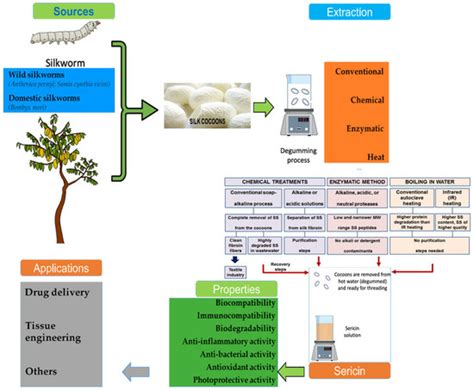 Silk Sericin Protein Materials Characteristics And Applications In
