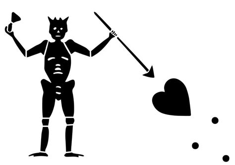 Blackbeard Pirate Stencil Skeleton Flag Stencils Etsy