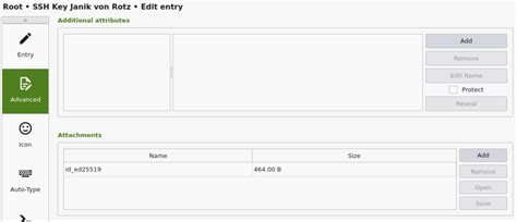 Janik Von Rotz Store And Load Ssh Keys In Keepass