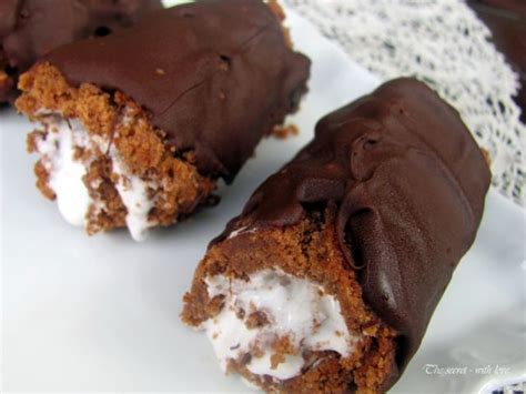 The Secret With Love Брауни рулца със сладолед Брауни