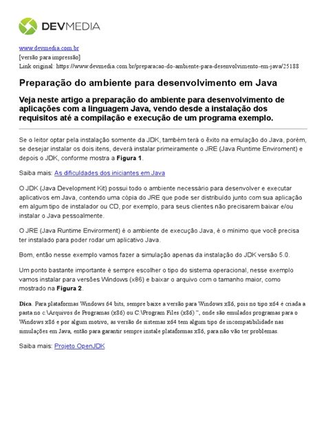 Configuração Do Ambiente De Desenvolvimento Java Instalação Do Jdk Configuração De Variáveis