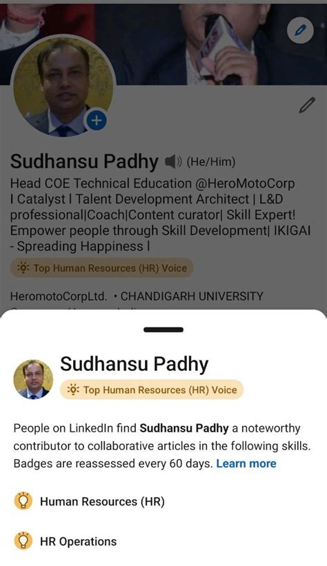 Sudhansu Padhy On Linkedin Im Humbled To Share That The Linkedin Community Has Recognized Me