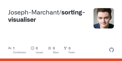 GitHub Joseph Marchant Sorting Visualiser