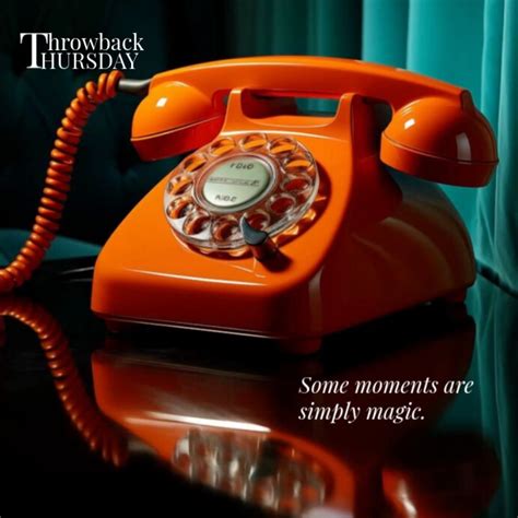 Vintage Telephone Throwback Thursday Template Postermywall