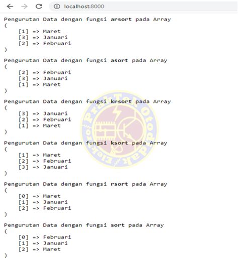 Belajar Php 13 Struktur Dan Fungsi Array Pada Php