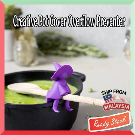 Creative Pot Cover Overflow Preventer Pencegah Limpahan Penutup Pot