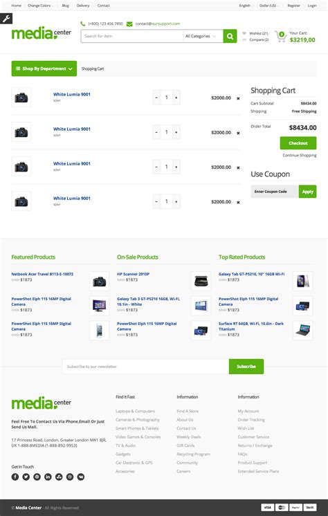 Media Center Electronic ECommerce HTML Template By MadrasThemes ThemeForest