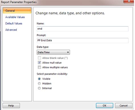 Sql Server Ssrs Optional Drop Down Parameter Passing Dates Stack