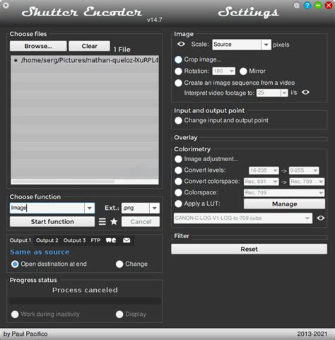 Shutter Encoder Encodingconverting Video Linuxmaster Club