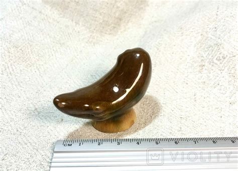 Сова майоліка статуетка птаха Васильківська майолика Violity