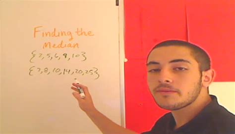 Identifying Median Tutorial Sophia Learning