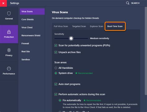 How To Run A Boot Time Scan In Avast Antivirus Avast