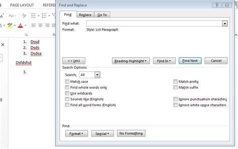Navigating In Numeric Bullets In Microsoft Word Super User