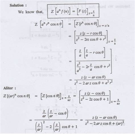 Problems Based On Z Transform Of Some Basic Functions Examples