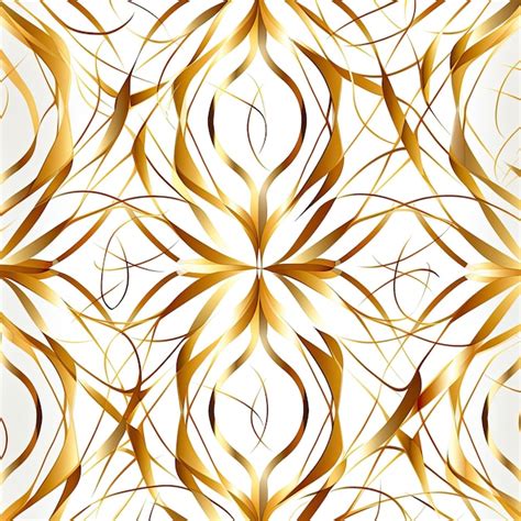 Premium Ai Image Gold Pattern