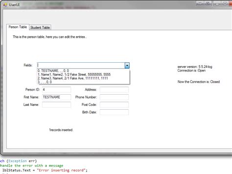 Mysql Very Strange Error When Trying To Insert Into A Database With