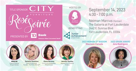 two dynamic women will be recognized at rosé soirée