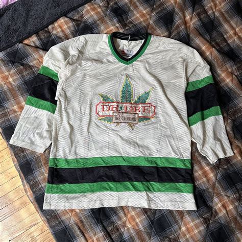 Vintage Rare Vintage Dr Dre The Chronic Weed Rap Hockey Jersey Shirt