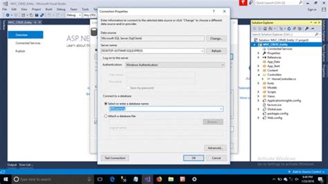 MVC CRUD Operations Using Entity Framework