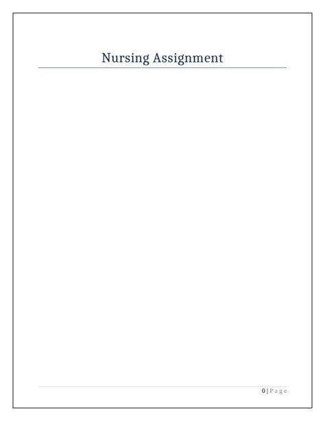Nursing Assignment Delegation Assessment Patient Allocation Model