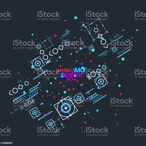 추상적인 배경 기술 개념 과학 그래픽 미래 디자인입니다 일러스트 벡터입니다 0명에 대한 스톡 벡터 아트 및 기타 이미지 0명 가상현실 가상현실 시뮬레이터 Istock