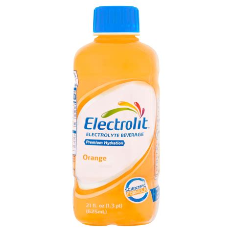 Electrolit Orange Electrolyte Beverage 21 Fl Oz Shoprite