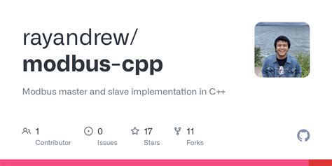 Github Rayandrew Modbus Cpp Modbus Master And Slave Implementation In C
