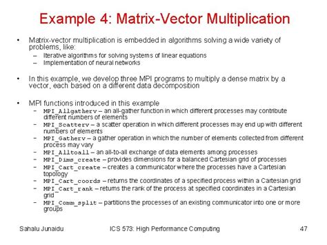 mpi tutorial examples based on michael quinns textbook