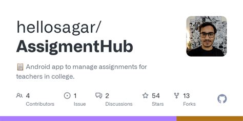 Github Hellosagar Assigmenthub Android App To Manage Assignments For Teachers In College