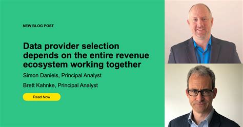 Data Provider Selection Depends On Revenue Team Collaboration Data Provider Selection Depends On Revenue Team Collaboration