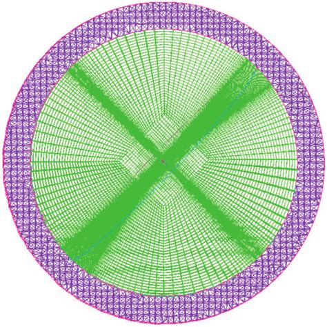 The Structured And Unstructured Meshes Download Scientific Diagram