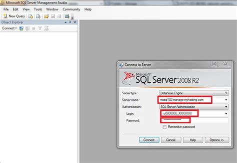 Oncloud How To Export A Microsoft Sql Mssql Database Myhosting