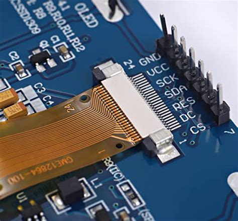 Snapklik Teyleten Robot Inch X OLED LCD Display Module SSD Pin SPI IIC I C