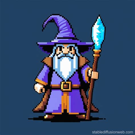 Wizard Game Character Stable Diffusion Online