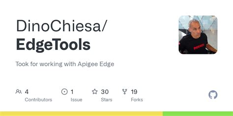 GitHub DinoChiesa EdgeTools Took For Working With Apigee Edge