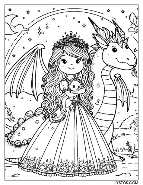 33 Безплатни за Печат Принцеса Картинки за Оцветяване за Възрастни и