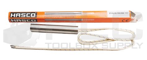 New Hasco Z110 16x100 500 High Performance Cartridge Heater Plc Toolbox Supply