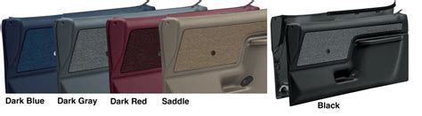 Abs Door Panels With Cloth Inserts Lmc Truck