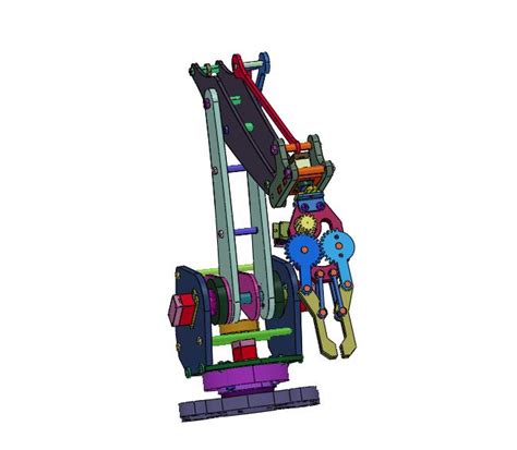 安卓编程遥控拼装机器人step 模型图纸下载 懒石网